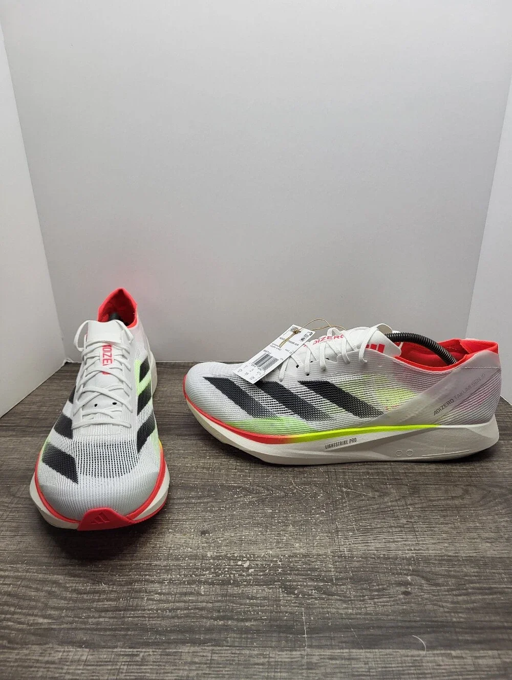 adidas | Shoes | Adidas Adizero Takumi Sen White Black Lucid Red Ih5712 ...